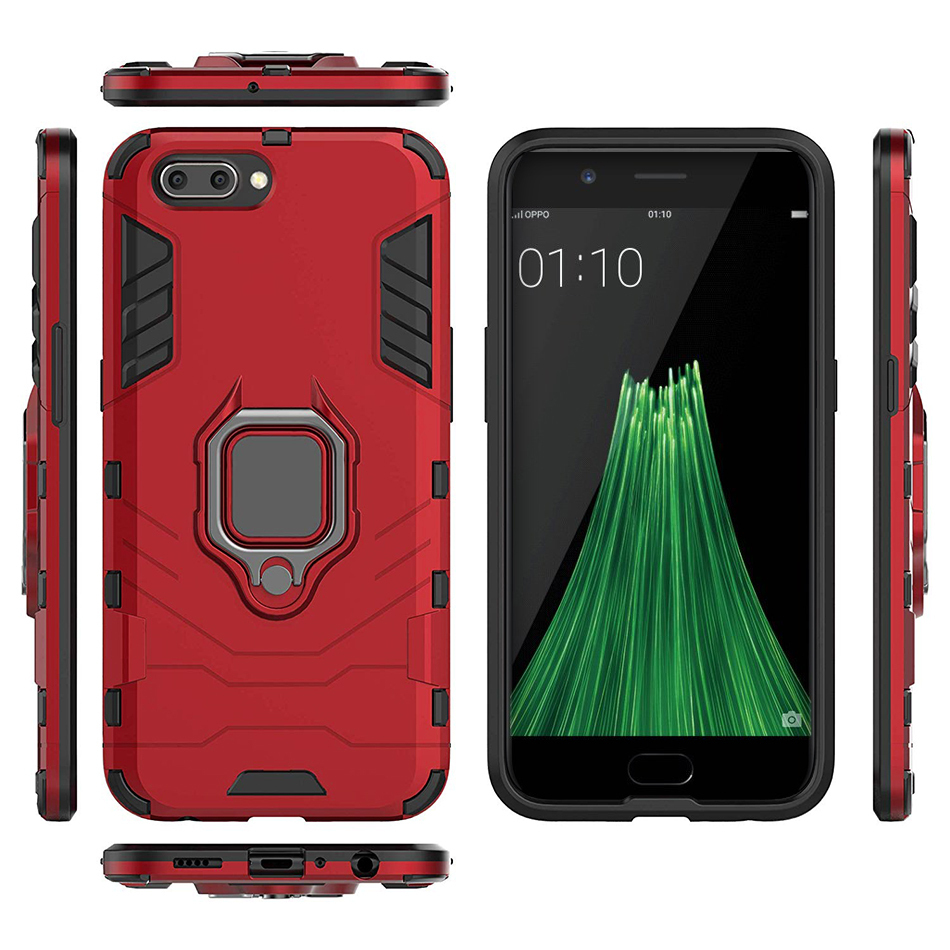Slim Armour Tough Shockproof Case for Oppo R11 (Red)